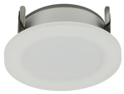 LED2 2050131DT Static, zápustné svítidlo se saténovým difusorem, 7W 3000K stmívatelné TRIAC, průměr 9,2cm, IP44