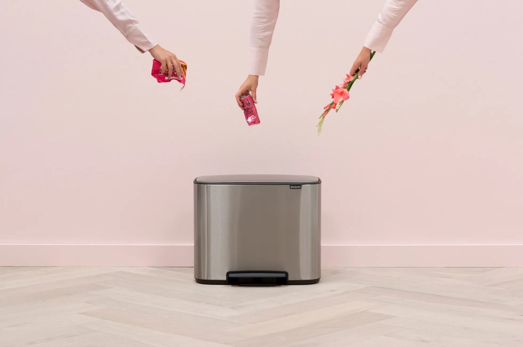 Brabantia BO pedálový koš matná ocel otiskuvzdorná