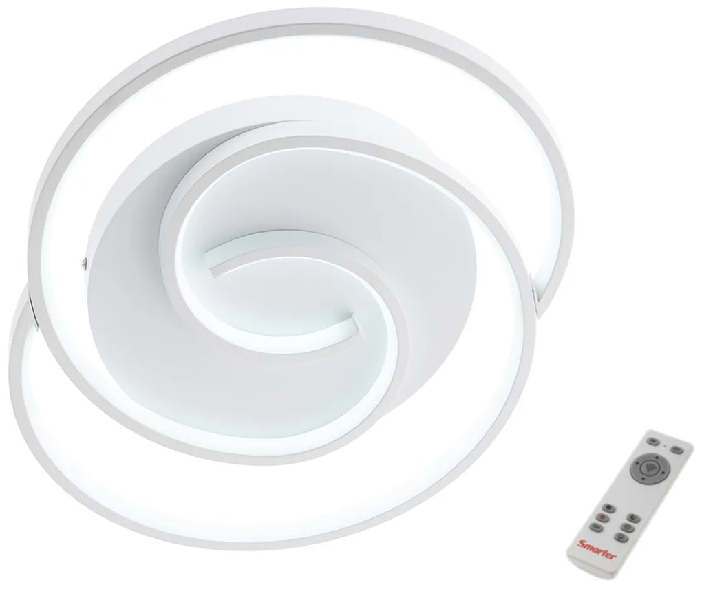 Smarter 01-2756 stropní LED svítidlo Intersia s dálkovým ovládáním, pískově bílá, 38W, 2700K-6500K, 48cm
