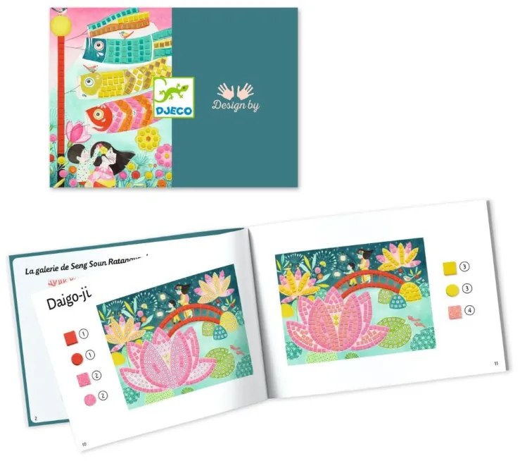 DJECO Kreativní sada Mozaika Japonsko