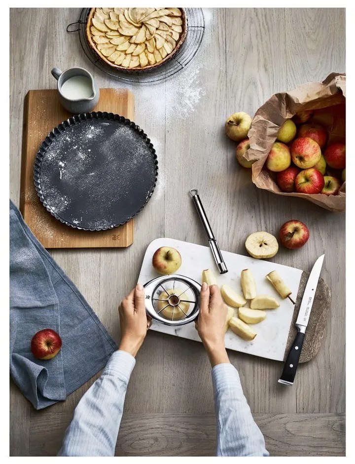 Kráječ na jablka z nerezové oceli Cromargan® WMF Gourmet, délka 15,5 cm