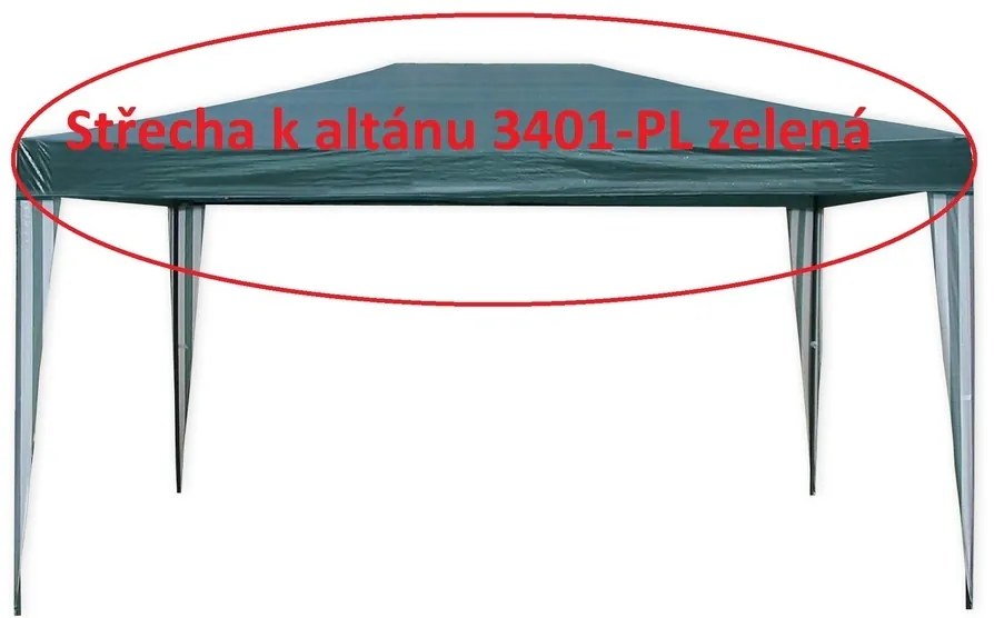 Střecha k altánu 3401-PL zelená