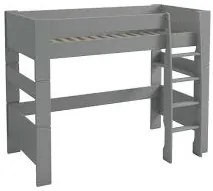 Vyvýšená postel Dany II 90x200 cm - MDF/šedá