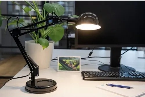 Stolní lampa Kanlux PIXA KT-40-B černá 19301