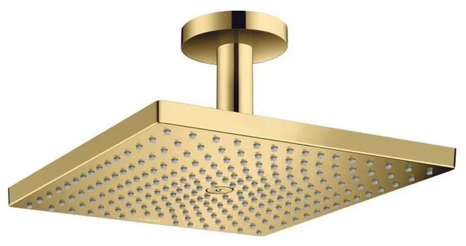 Hansgrohe Raindance E - Hlavová sprcha 300 Air, 1 proud, se stropním připojením, leštěný vzhled zlata 26250990