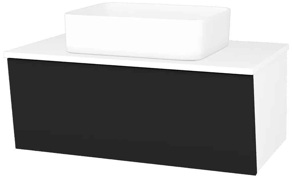 Dřevojas Koupelnová skříň INVENCE SZZ 80 (umyvadlo Joy) Varianta: L01 Bílá vysoký lesk / IND Individual