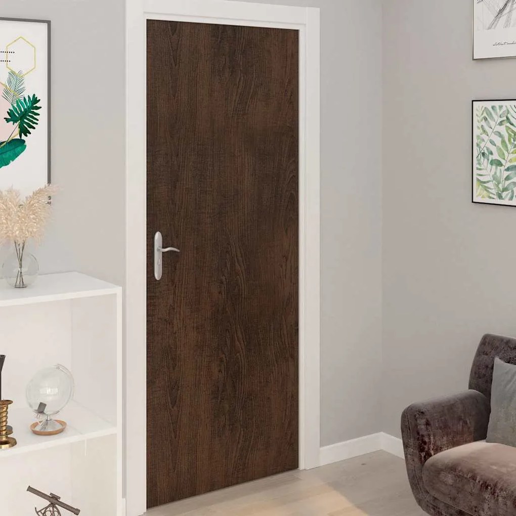 Samolepící tapety na nábytek 2 ks tmavý dub 500 x 90 cm PVC 3059648