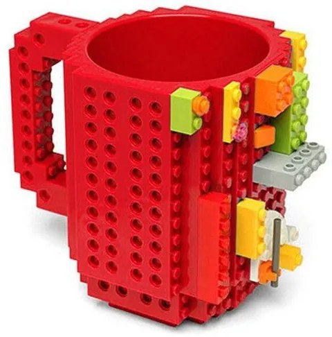 Master Hrnek LEGO 350ml červená