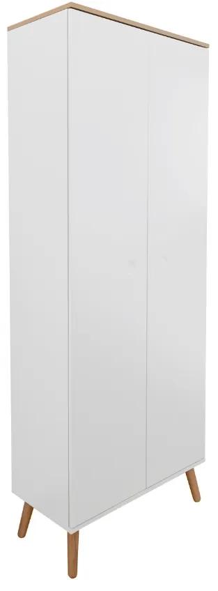 OnaDnes -20% Matně bílá lakovaná skříň Tenzo Dot 201 x 79 cm
