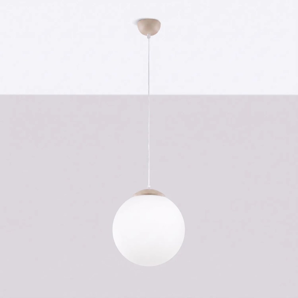 Sollux Lighting Závěsné svítidlo UGO 30 taupe