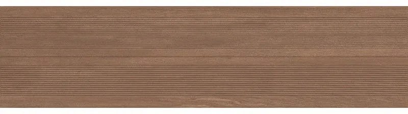 Mexen Prestige Wood Hnědý glazovaný gres rekt. G1, dlaždice dřevěného vzhledu podlahová-stěnová 120 x 30 cm, mat