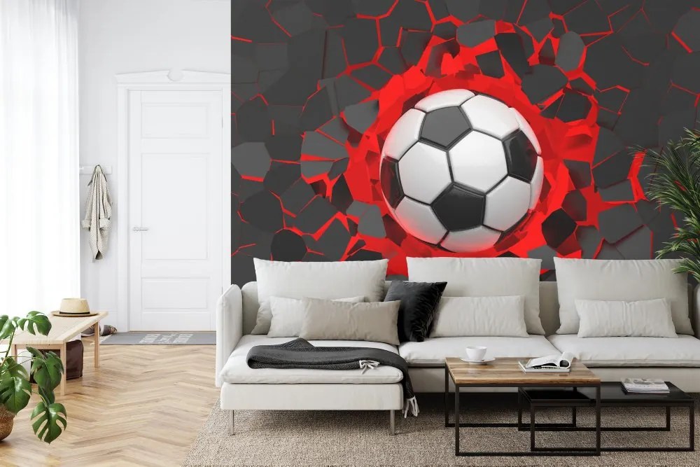 Fototapeta Fotbal 3D Hladký vinyl 254x184