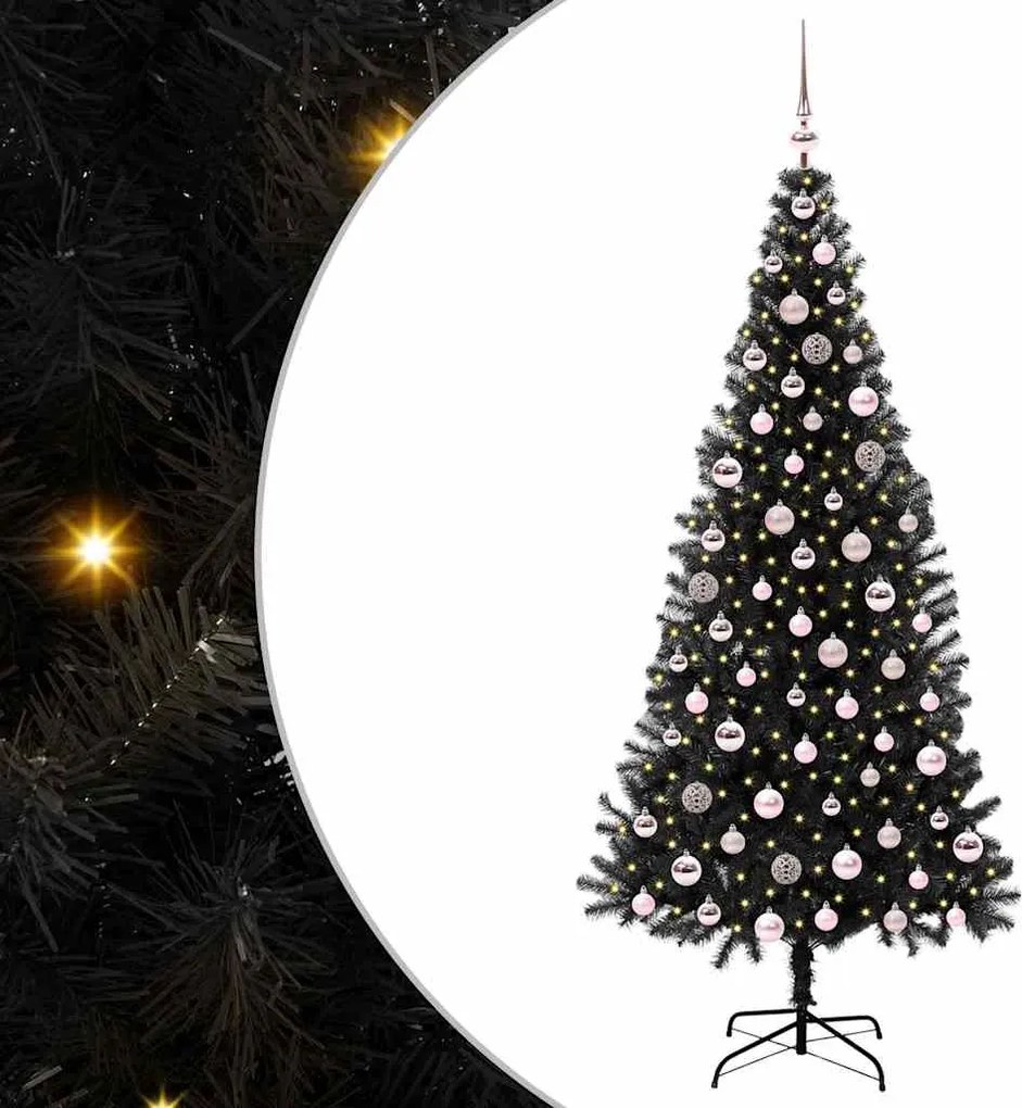 Vánoční stromeček Černá 210 cm PVC 3396489