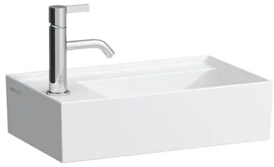 Laufen Kartell umývátko by 46x46 cm otvor pro baterii vlevo H8153350001111