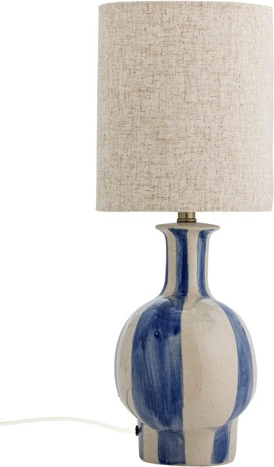 Keramická stolní lampa s textilním stínidlem (výška 46 cm) Alida – Bloomingville