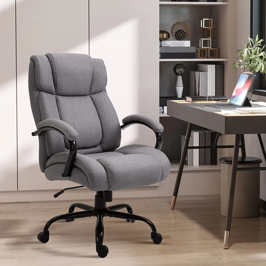 Kancelářská židle Vinsetto Kancelářská židle Herní židle Otočná židle Houpací funkce Silná čalouněná ergonomická židle Nosnost 220 kg