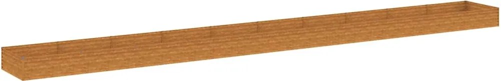 Zahradní vyvýšený záhon 960 x 100 x 36 cm cortenová ocel 152000