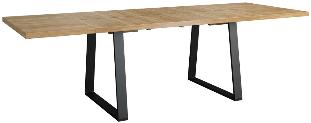 Stůl Moka s dřevěnými vklady