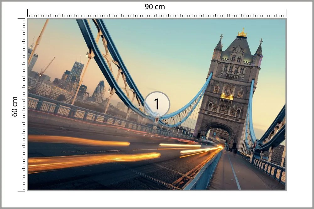 Fototapeta London Tower Bridge Omyvatelný vlies 135x90