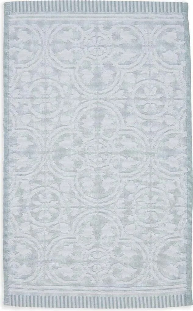 Pip Studio ručníky z bavlněného froté Tile de Pip, světle modré (Luxusní ručníky z bavlněného froté v designu Tile de Pip ve světle modrébarvě )