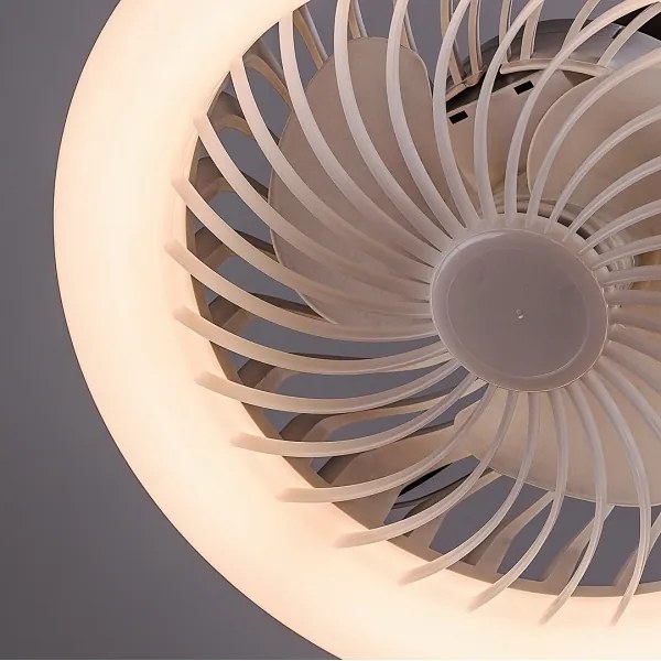 Rabalux 74031 - LED Stojací lampa s ventilátorem 1xE27/16W/230V