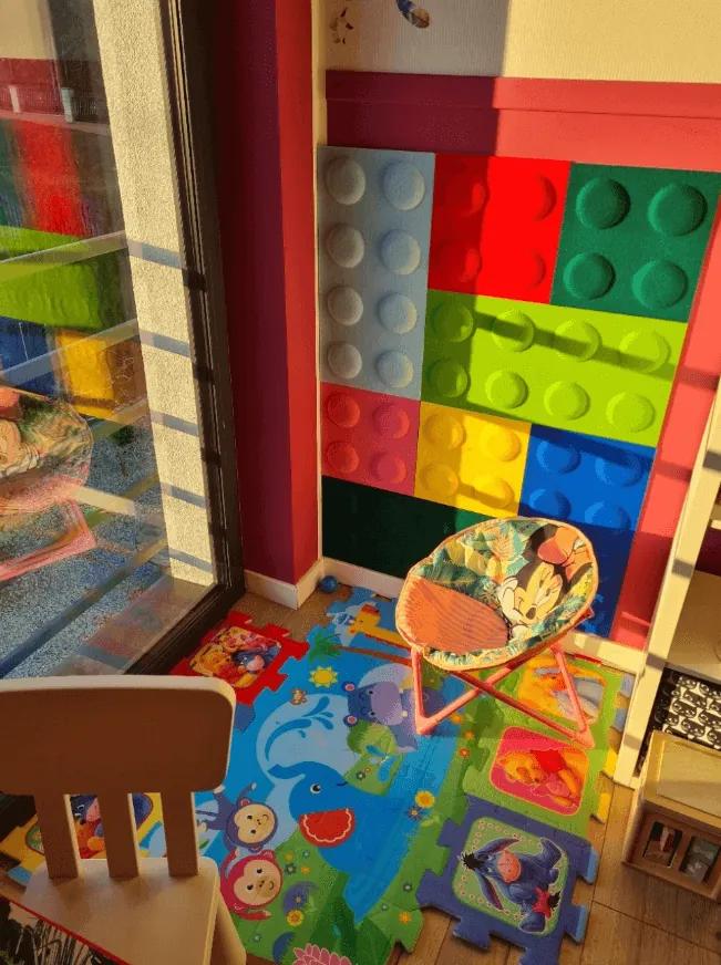 In-Design Nástěnný dětský 3D obklad kostka 60×30 cm – různé barvy Obkladový panel: Barva: Šedá světlá
