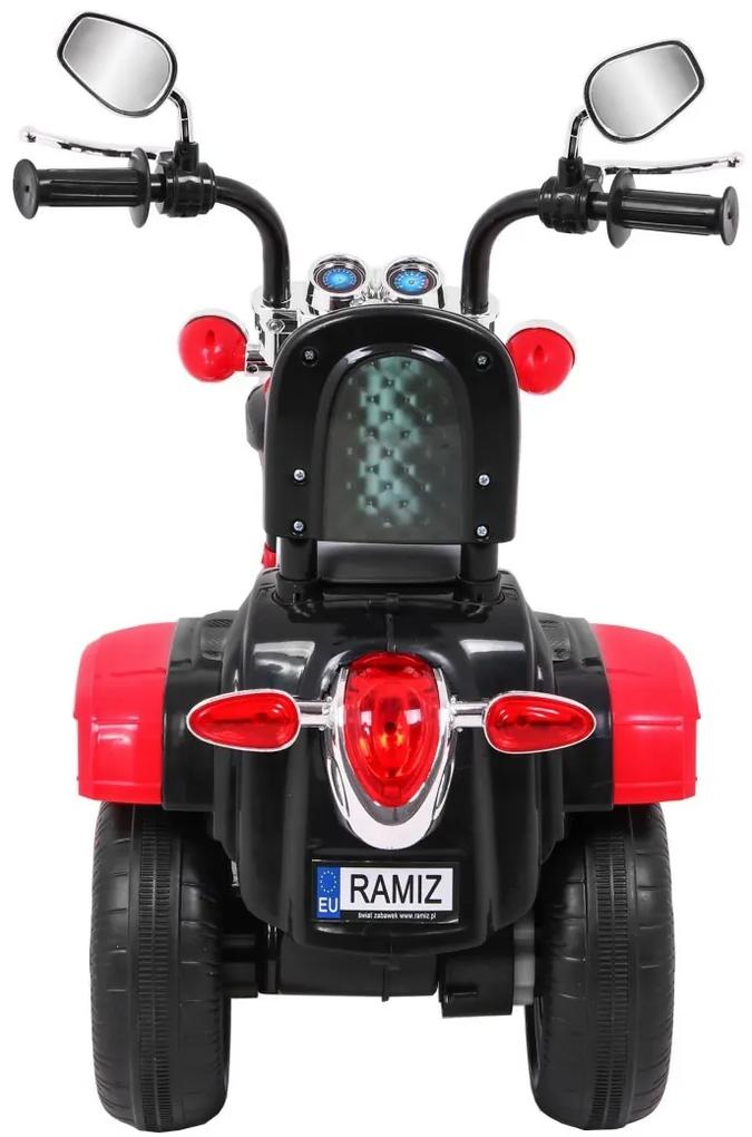 Ramiz Elektrická motorka Chopper červená