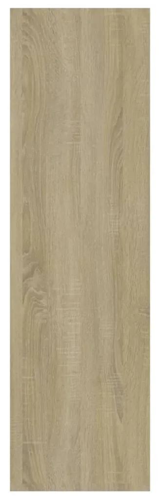 Knihovna/dělicí stěna dub sonoma 60x30x103 cm kompozitní dřevo - Default Title