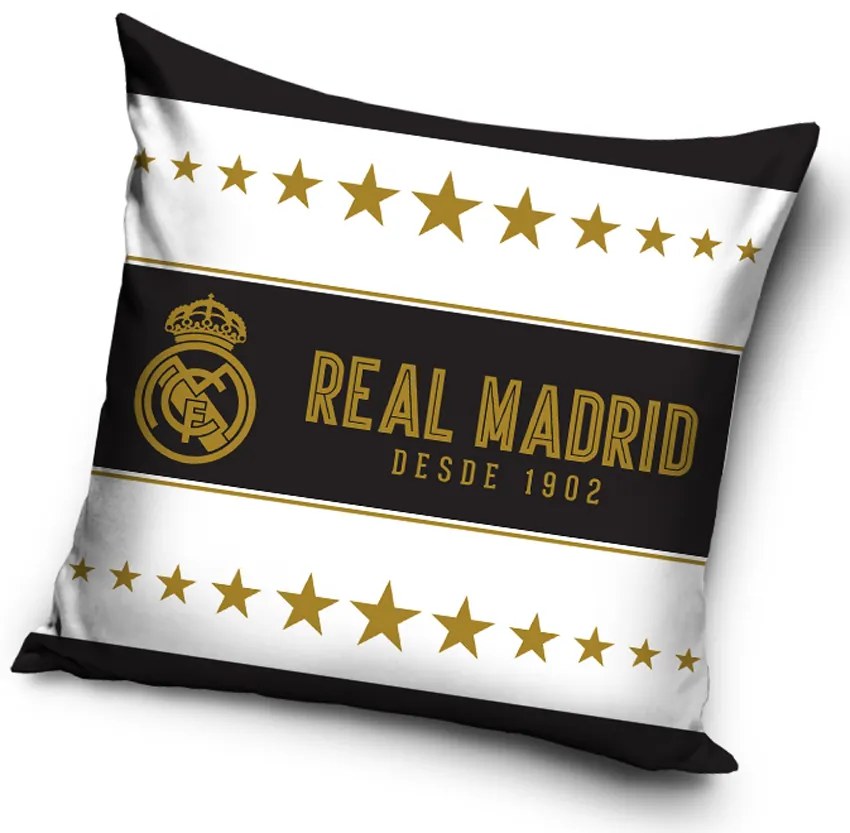 Povlak na polštář Real Madrid Gold Stars 45x45 cm