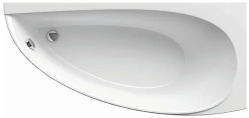 Ravak Avocado asymetrická vana 160x75 cm akrylát pravá ch01000000 AV1600P
