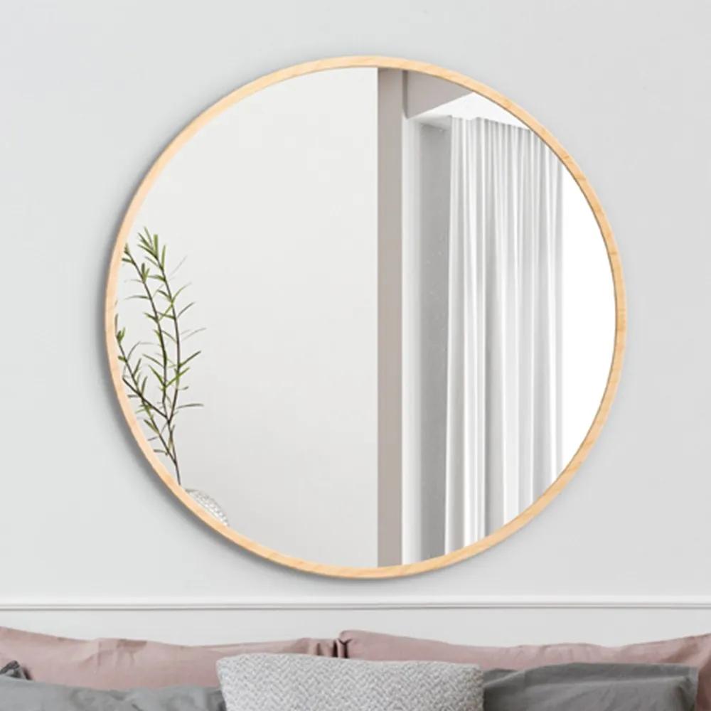 Zrcadlo Nordic Wood Rozměr: ø 45 cm