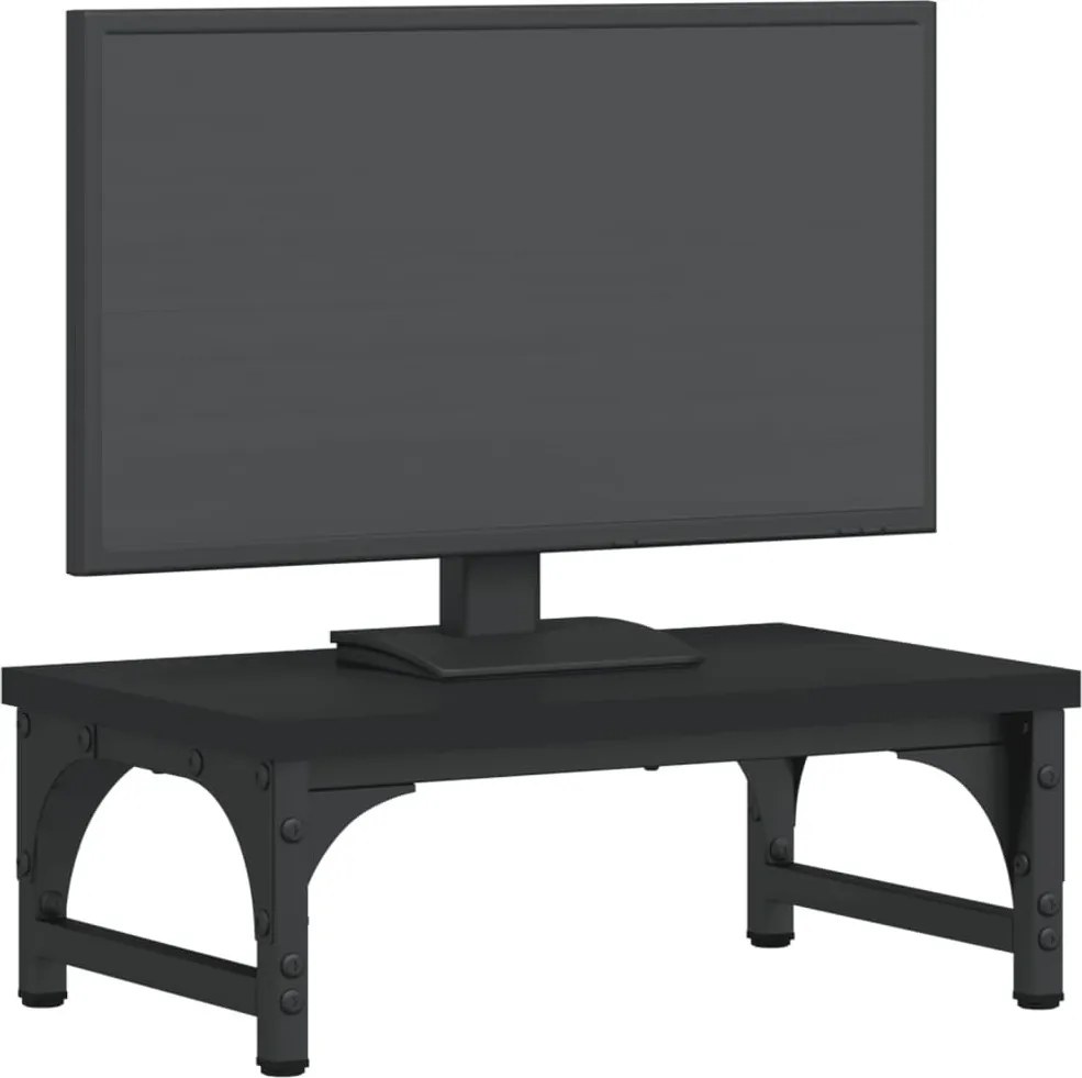 vidaXL Stojan na monitor 37 x 23 x 14 cm kompozitní dřevo [833998] Barva: šedá sonoma