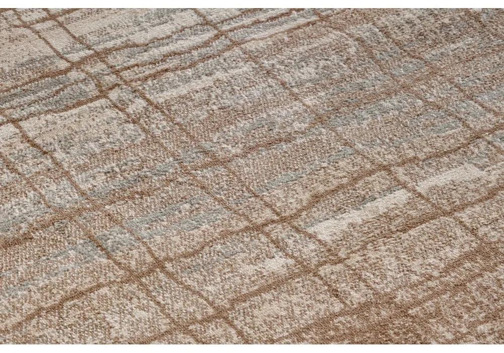 Hnědo-béžový koberec běhoun 200x80 cm Terrain - Hanse Home