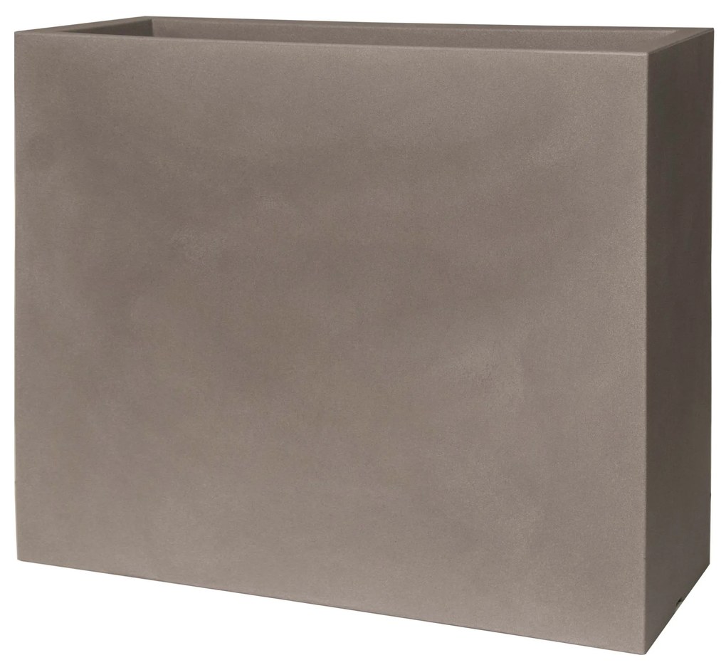 Plust - Designový květináč KUBE HIGH, 80 x 30 x 70 cm - šedý