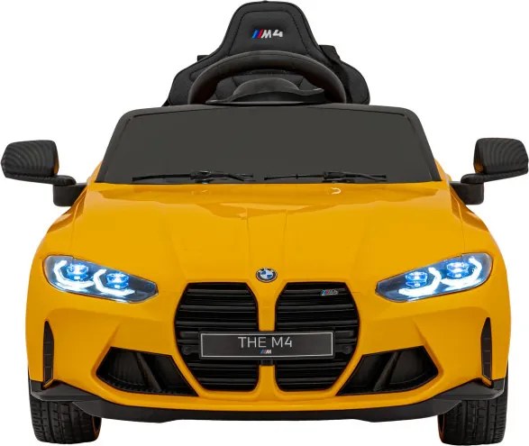 Elektrické autíčko BMW M4 žluté