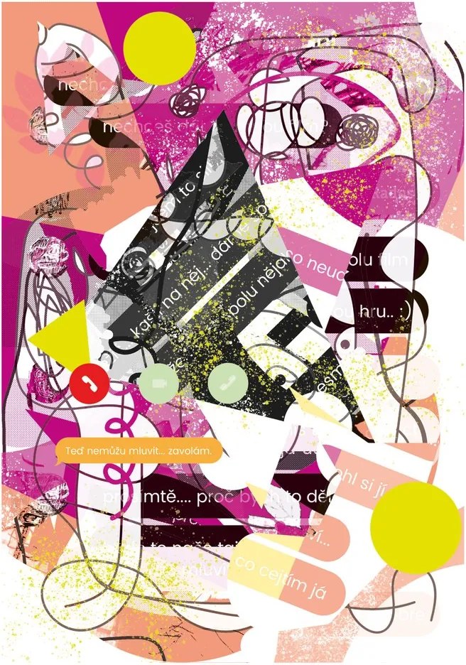 Šimon Dub | Online #1 Rám: Černý, Velikost: 60 x 40 cm