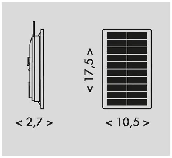 Ecolite DX-SOLAR-3000/5M - LED Solární pásek 3,7V 2400 mAh 5m IP65