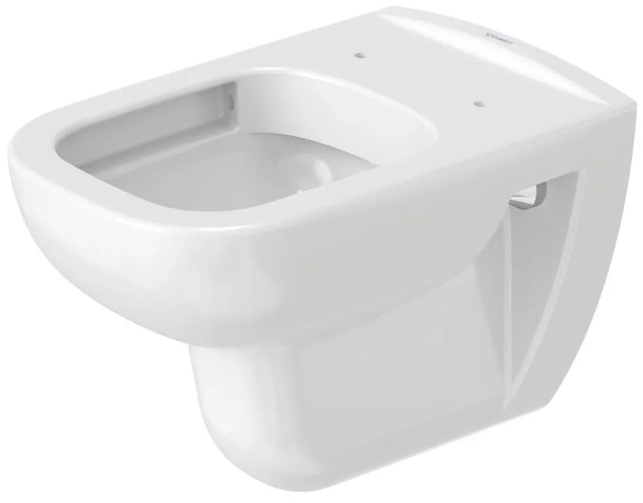 Duravit 25700920002 - Závěsné Rimless WC D-CODE keramika/lesklá bílá