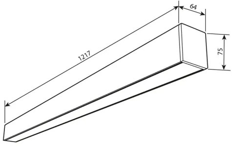LED svítidlo McLED Fashion 40W 4000K černá ML-416.005.32.0