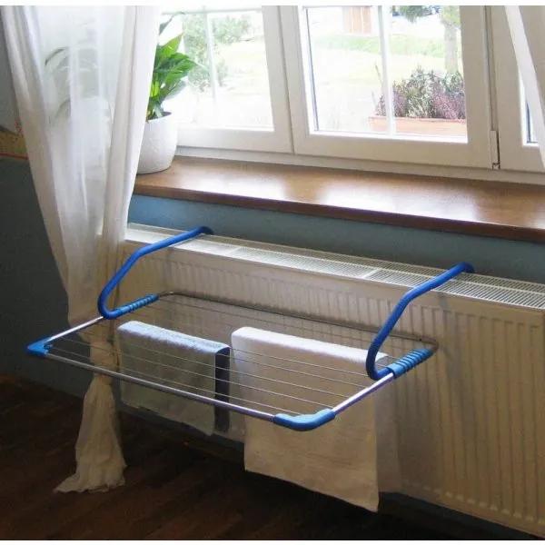 CONFORTIME Sušák na radiátor/ na balkón, stojan na sušení prádla, GIMI 10m, 110x55cm