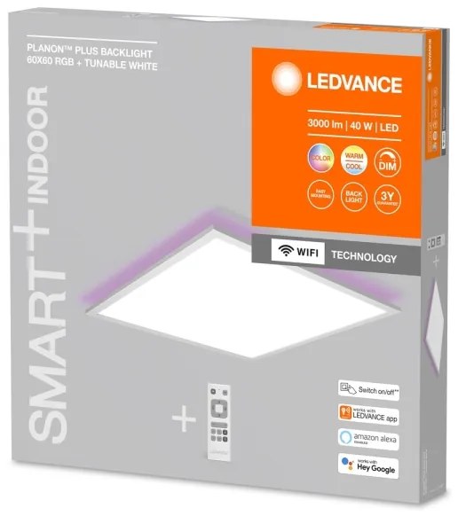 Ledvance - LED RGBW Stmívatelný panel SMART+ PLANON LED/40W/230V Wi-Fi + DO