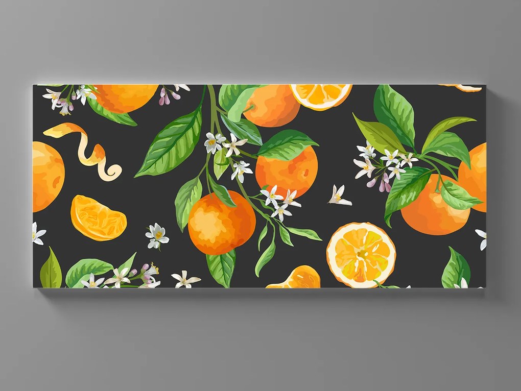 Liox XXL Obraz zatiší citrusů Rozměr: 200 x 100 cm
