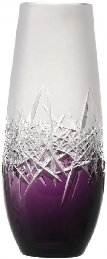 Váza  Hoarfrost, barva fialová, výška 300 mm