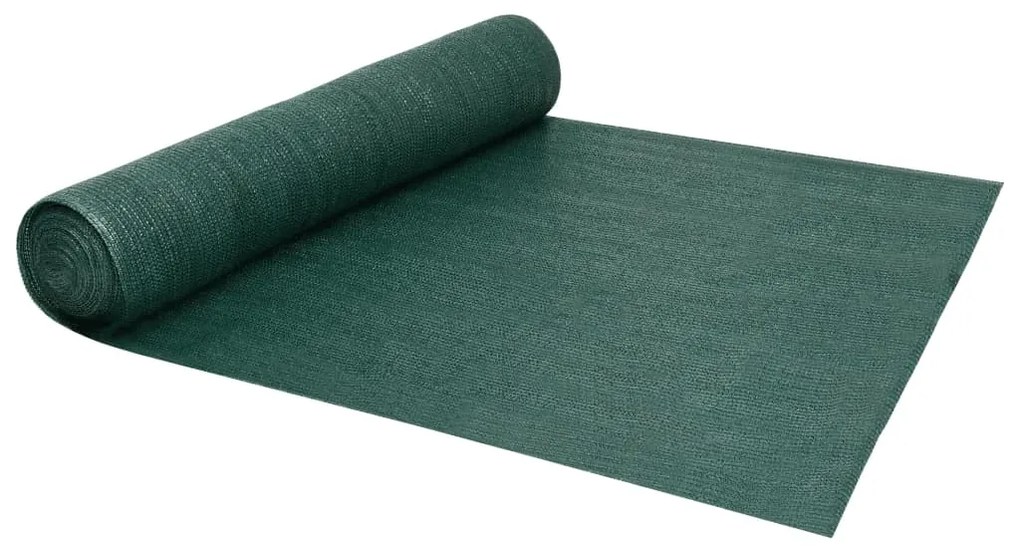 vidaXL Stínící tkanina zelená 1,5 x 10 m HDPE 150 g/m²