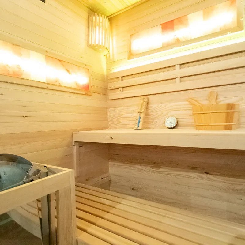 BPS-koupelny Finská sauna Relax HYD-4783 140x150, 3-4 osoby