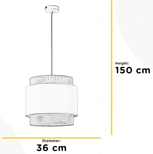 ONLI - Lustr na lanku LICIA 1xE27/22W/230V
