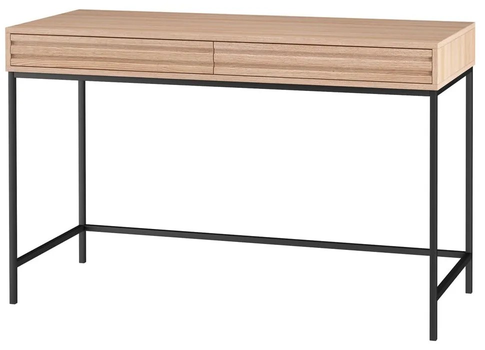 Pracovní stůl s deskou v dubovém dekoru 50x120 cm Celine – Støraa