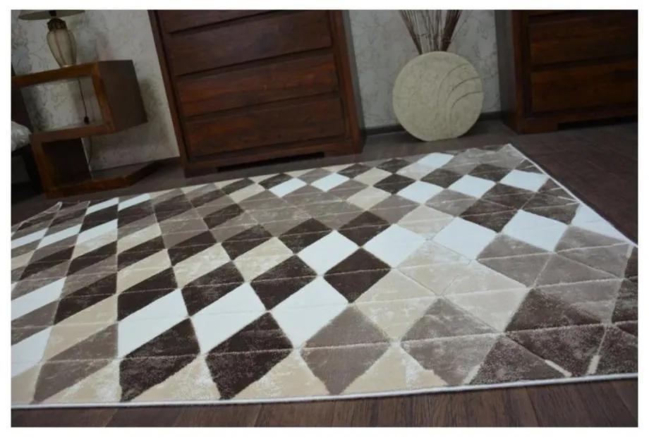 Luxusní kusový koberec Kelly hnědý 200x290cm