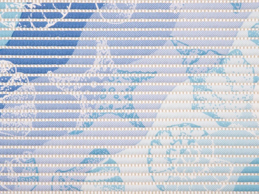 Koupelnová pěnová rohož / předložka PRO-004 Mořský svět - modrá - metráž šířka 65 cm