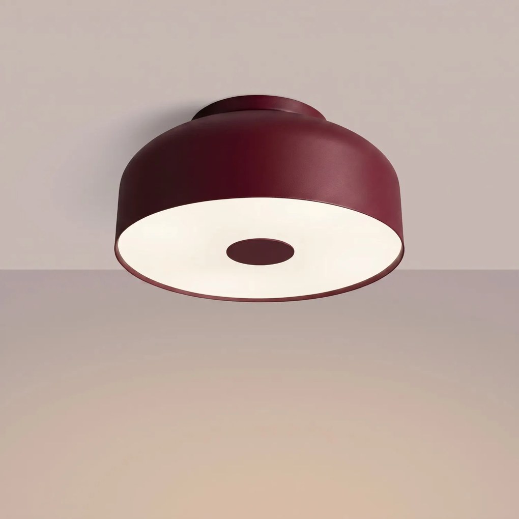 Sollux Lighting Stropní svítidlo OMIQ bordó